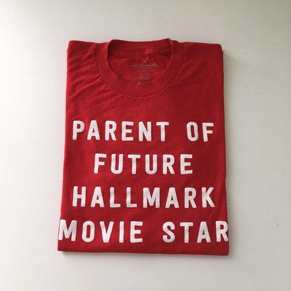 Hallmark | Shirts | 32 Hallmark Channel Movie Star Red Unisex Short ...